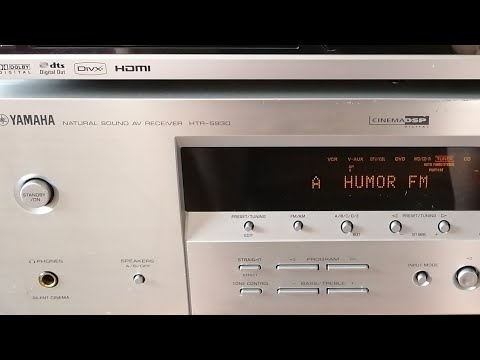 Yamaha HTR-5930 ( RX-V359 ) Factory reset. Сброс настроек на заводские установки.