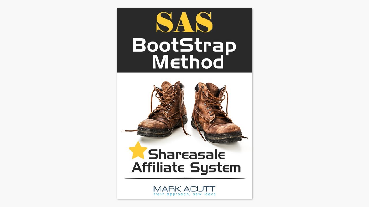 Shareasale Affiliate System - SAS Bootstrap Method by Mark Acutt - YouTube