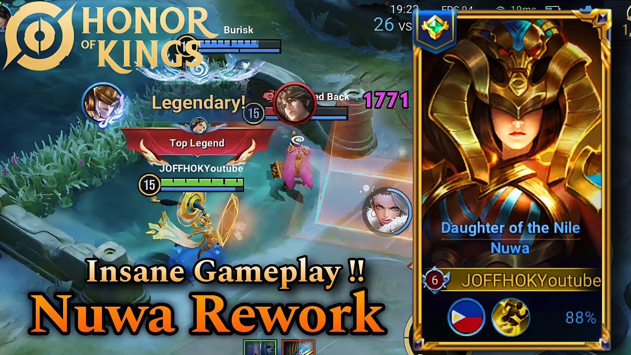 Nuwa Rework｜Top Mid Lane Pro Player Shows Legendary Gameplay!! - YouTube