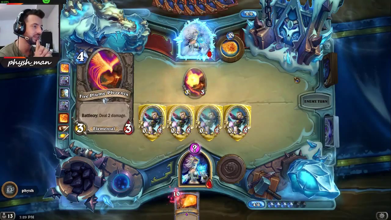 Physh_man Live Hearthstone #195 Brawl - YouTube