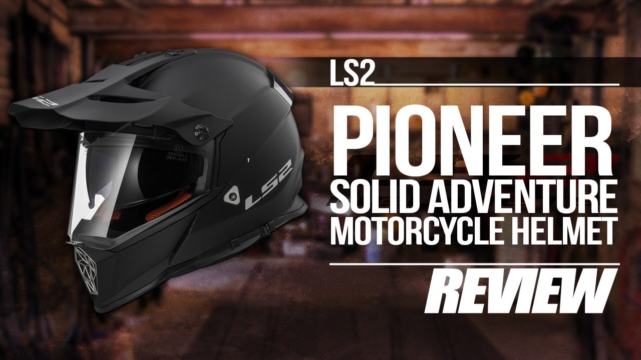 LS2 Pioneer Helmet Adventure Helmet Review at BikeBandit.com - YouTube