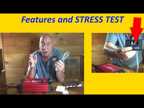 Allwei 2000 Watt Power Inverter (Review/Test/Instructions) Best Budget Any Good (Aullsumy)