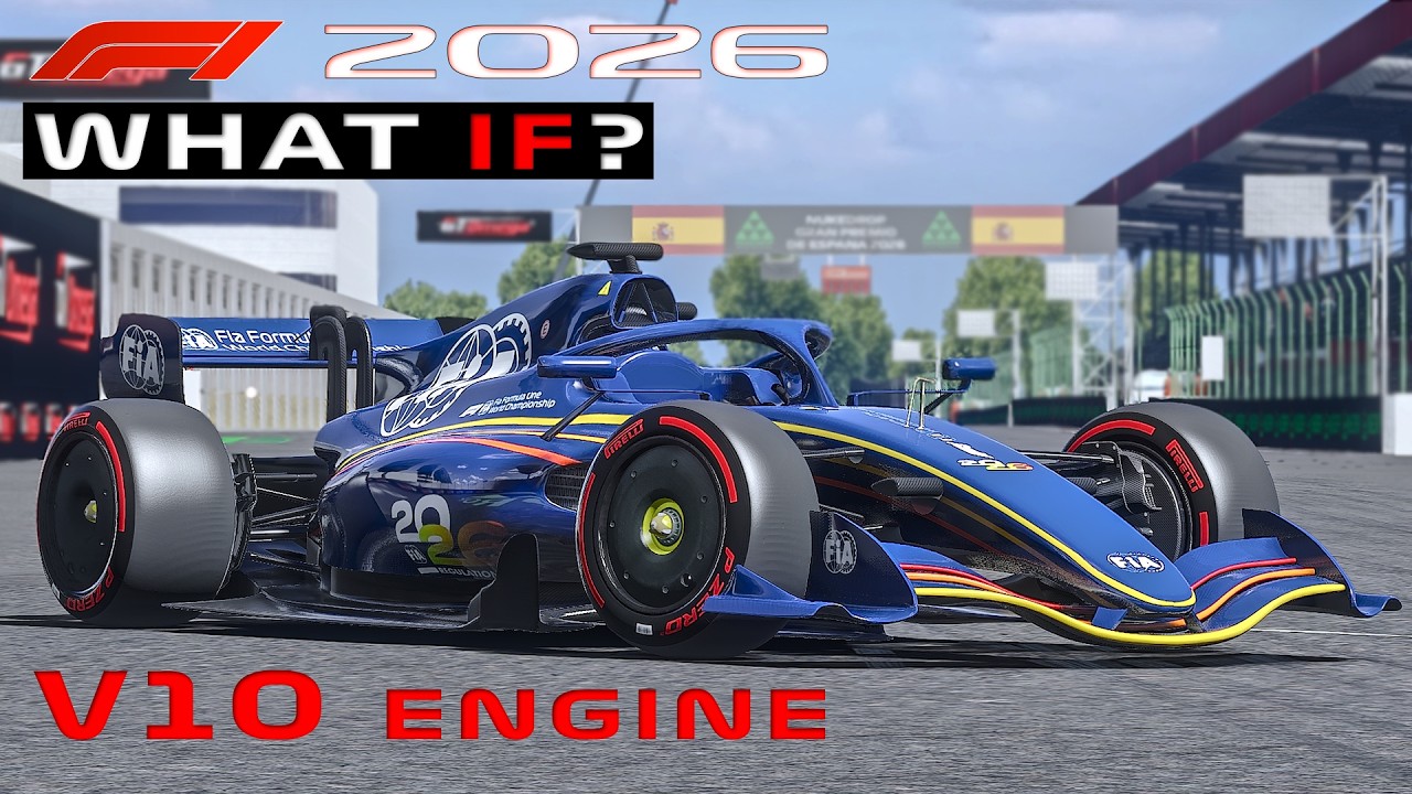 F1 2026 V10 Engine Grand Premio De España Madrid Assetto Corsa - YouTube