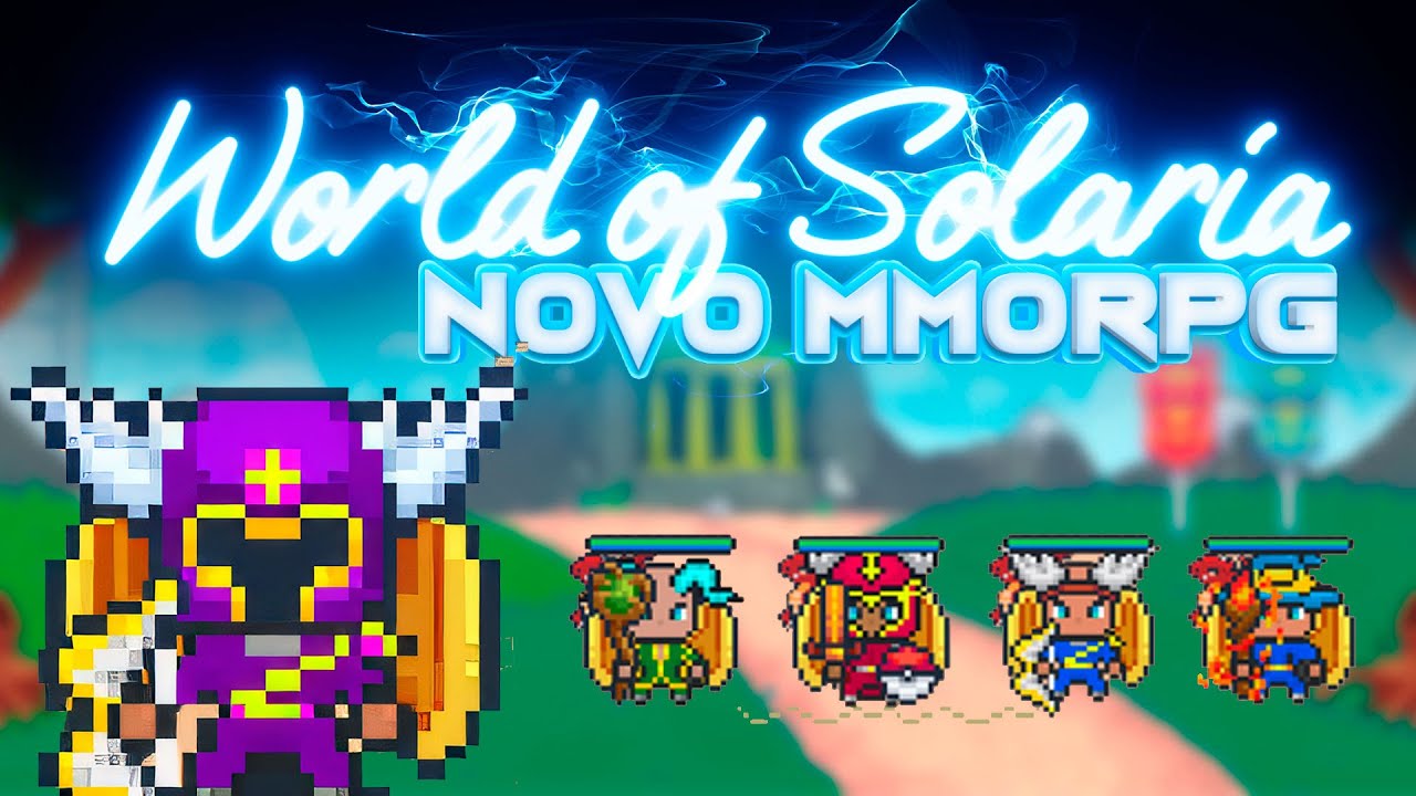 World of Solaria Novo MMORPG: Mergulhe em um Mundo de Aventura Pixelada ...