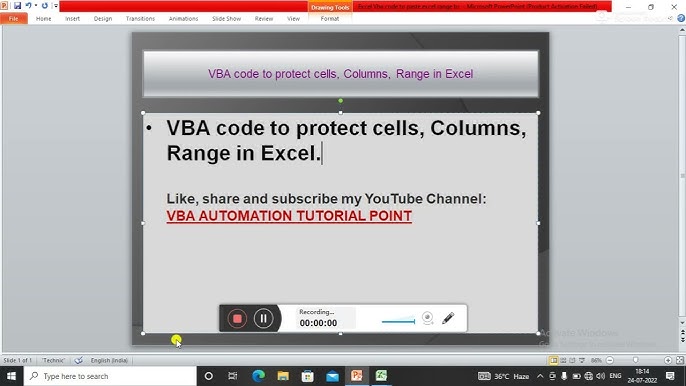 Excelvba Range Lockunlock Specific Cells
