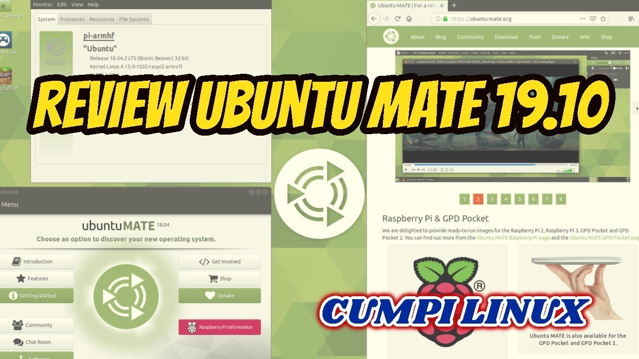 Review Ubuntu Mate 19.10 Minimal - Español - YouTube