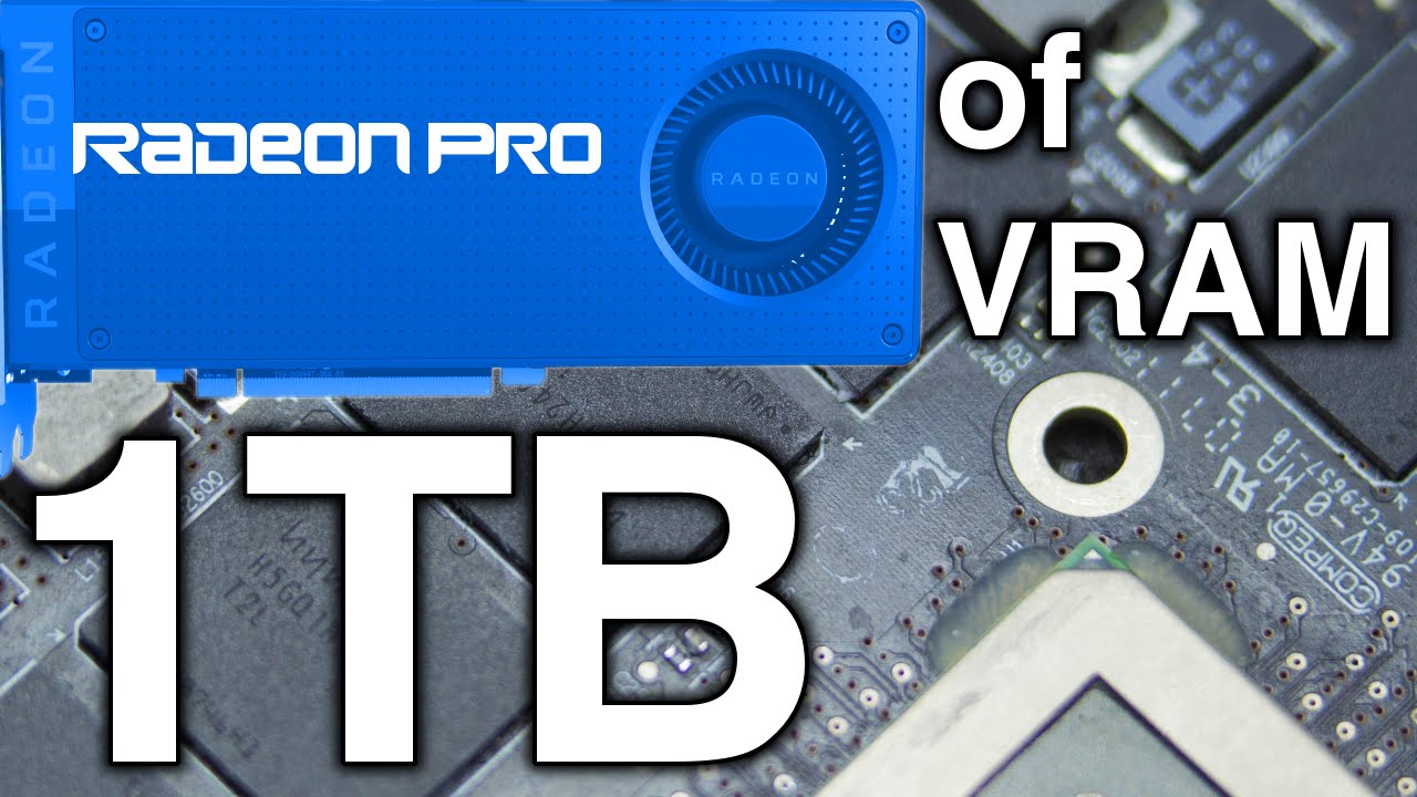 GPU with 1TB of VRAM | Radeon Pro SSG - YouTube