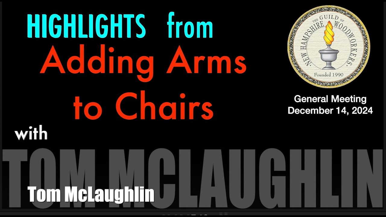 Highlights from "Adding Arms to Chairs" with Tom McLaughlin - YouTube