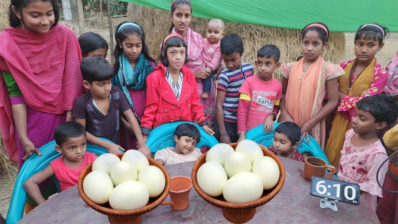 বিশ্বে এই প্রথম অবাক করা মজার ডিম খাওয়ার চ্যালেঞ্জ Egg Eating Contest ...