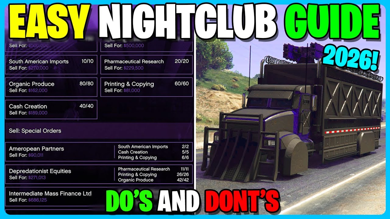 NEW EASY NIGHTCLUB GUIDE IN GTA 5 ONLINE 2026! (Best Way To Make Money ...