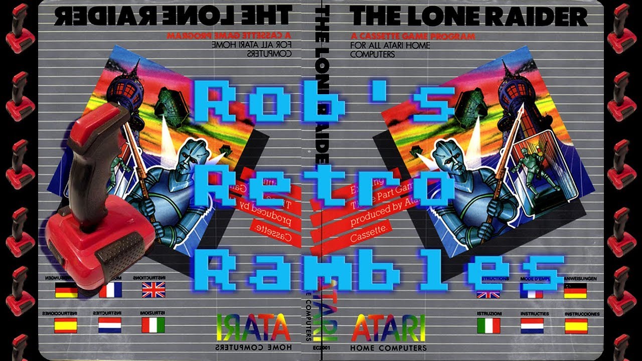 The Lone Raider on Atari 400 (Rob's Retro Rambles) - YouTube