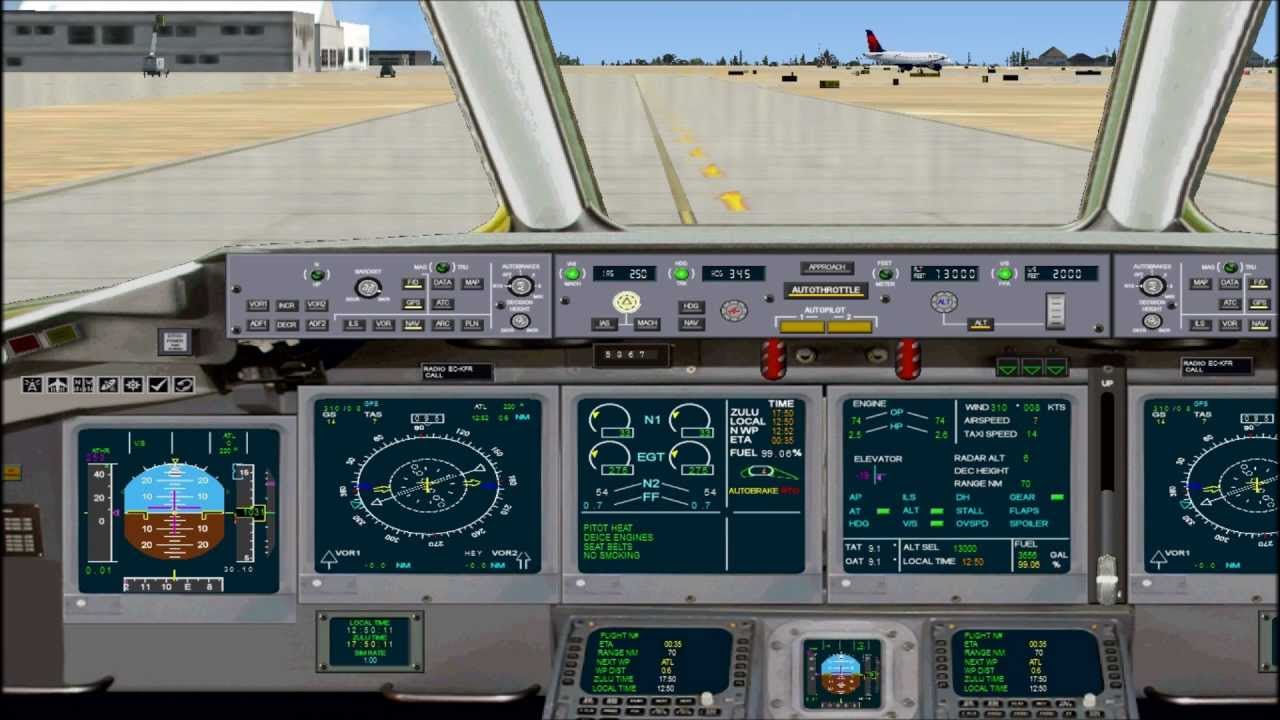 FSX: AirTran Airways Full Flight. Atlanta (KATL) - Chicago (KORD) - YouTube