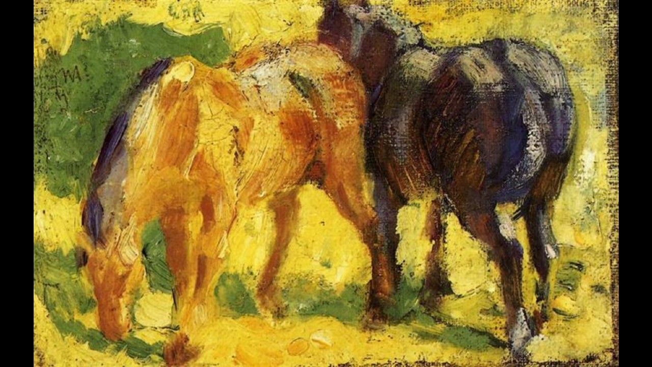 Franz Marc 弗朗茨·馬克 (1880-1916) Realism Expressionism German - YouTube