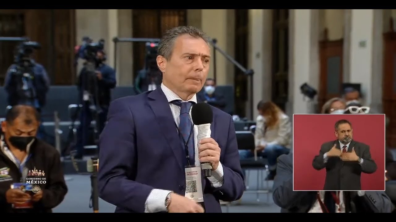 #Alberto Peláez. Periodista Español En #Conferencia Presidente# AMLO 30 ...