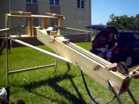 Ballista launcher for Engineering class at New Smyrna Beach High School ...