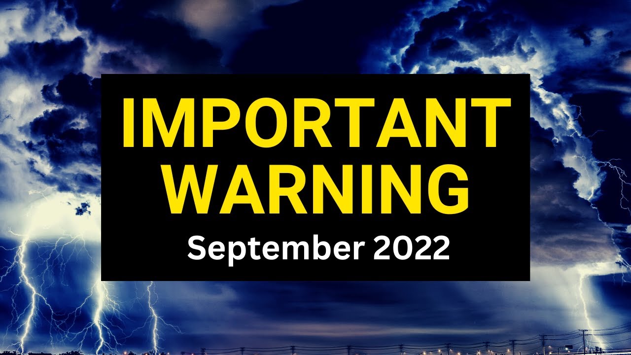 Important Prophetic Warning - YouTube