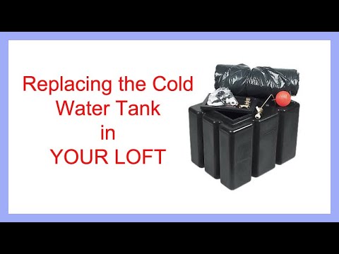 Replacing A Cold Water Tank in the Loft - YouTube