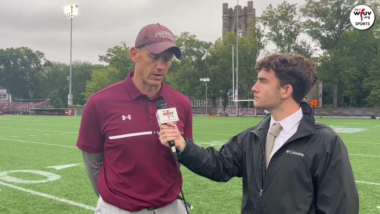 Coach Conlin Postgame after 59-38 win over Georgetown - YouTube