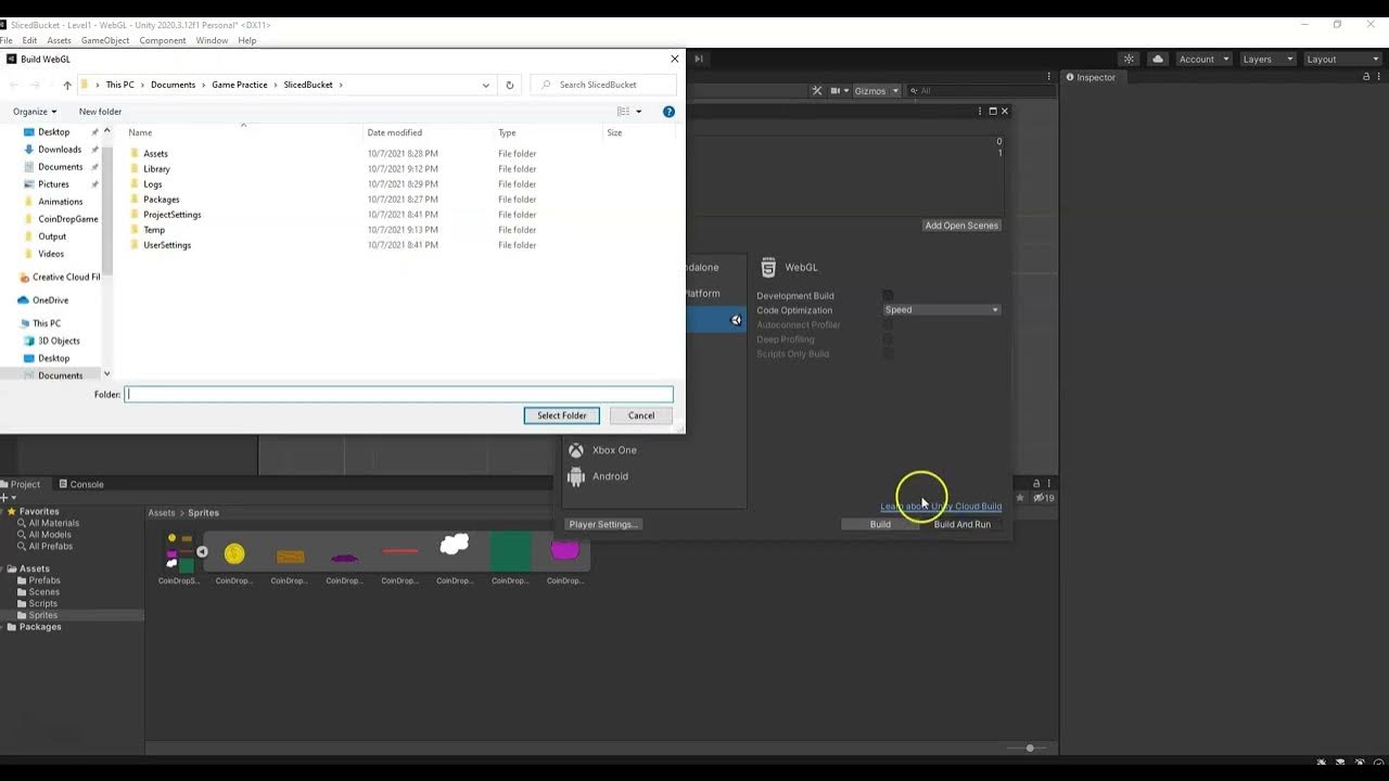 Unity Publish WebGL - YouTube
