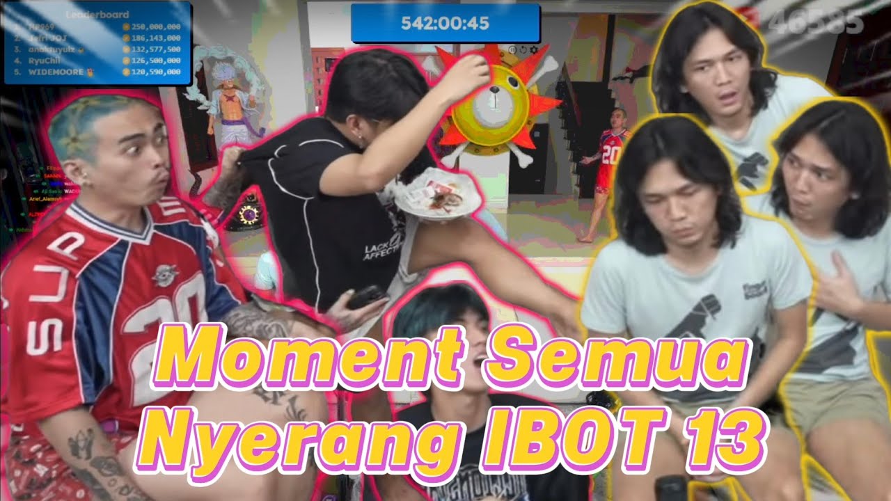 Akhirnya IBOT 13 Di Serang Rame Rame🤣||Moment Lucu Marapthon#ibot13 #yb ...