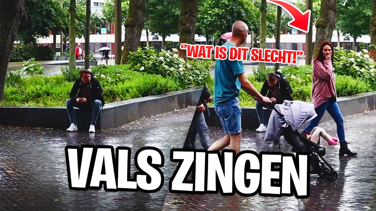 VALS ZINGEN in het OPENBAAR! (Emmen) - YouTube
