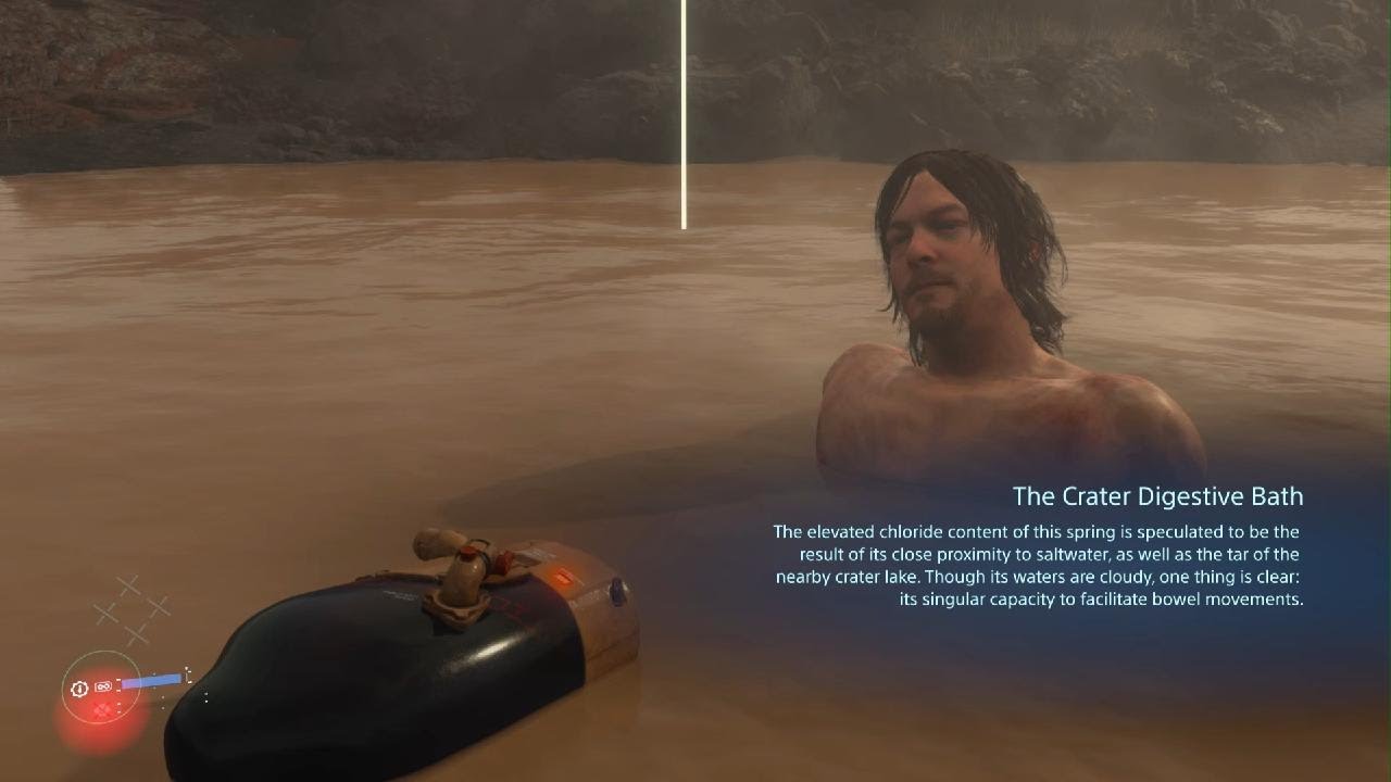 🏆 DEATH STRANDING - Soak and Sigh , Take your first hot spring bath ...
