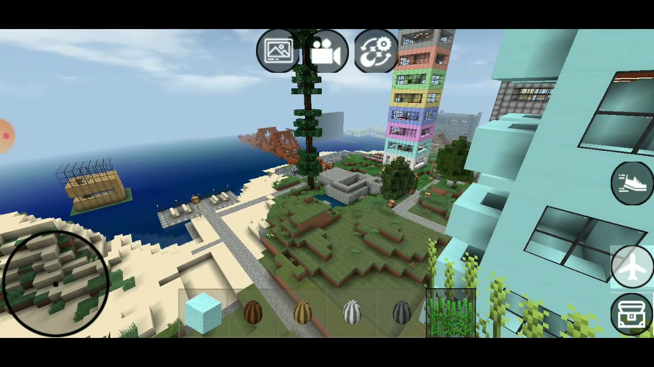 playing mini block craft game - YouTube