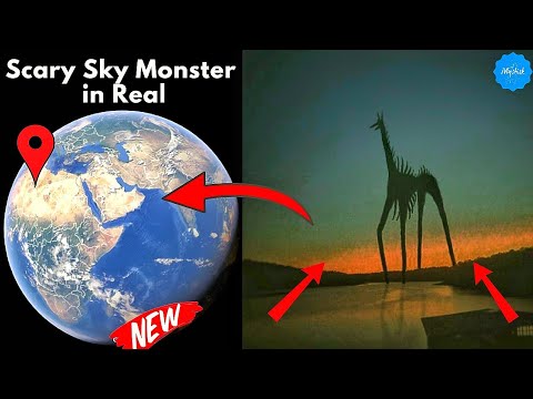 I Found Scary Sky Monster ! on Google Maps and Google Earth 😱 #mystisk ...