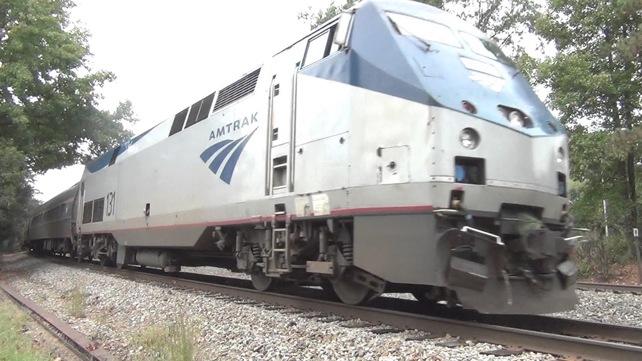 Amtrak 92 northbound, Silver Star, Amtrak 131, Cary, NC, October 13 ...