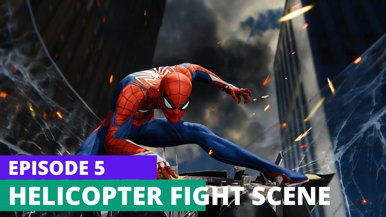 Spider Man Helicopter Fight Scene day 5 ...🔥🔥 (Game bajega) - YouTube