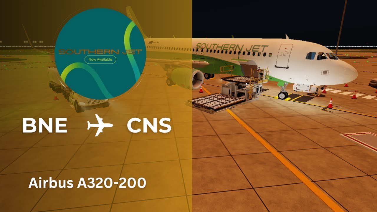 Southern Jet | BNE-CNS | Airbus A320-200 | Ground Crew | Inaugural ...