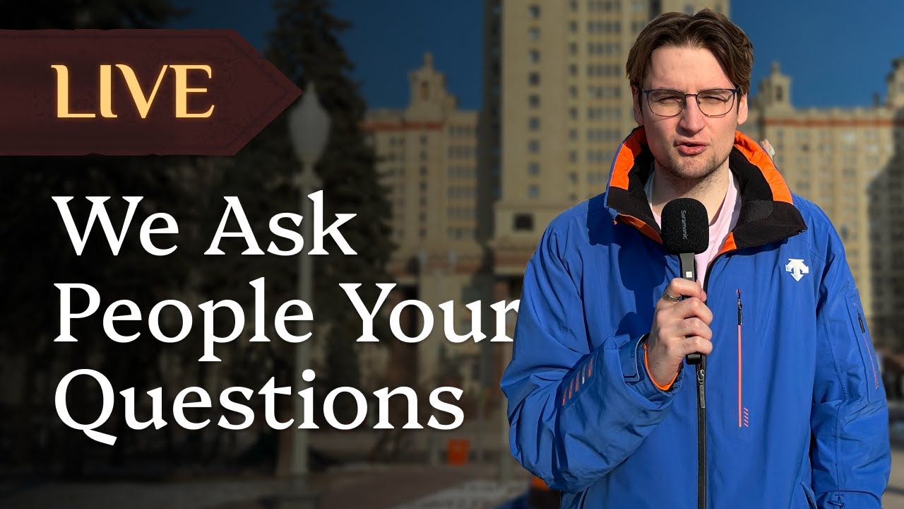 We ask Russians your questions IRL - YouTube