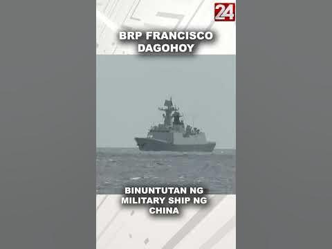 Barko na naghatid ng tulong sa Pag-asa Island, binuntutan ng military ship ng China #shorts |24 ...