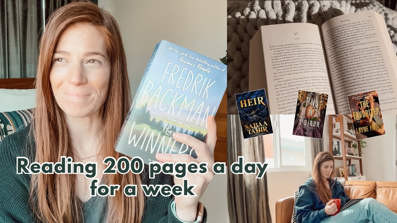 attempting to read 200 pages a day to finish my monthly tbr 🫣📚 ...