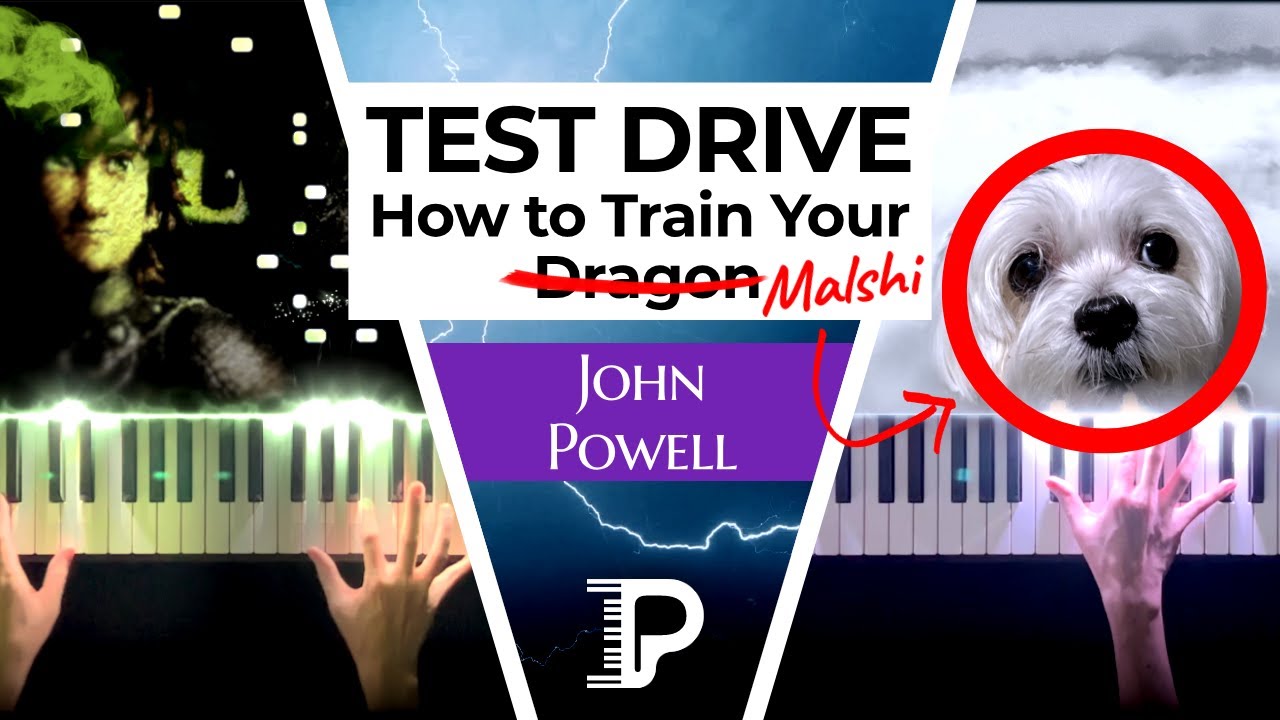 TEST DRIVE (How to Train Your Dragon) 🎹 Piano Cover With Audio SFX ⚡️ ...