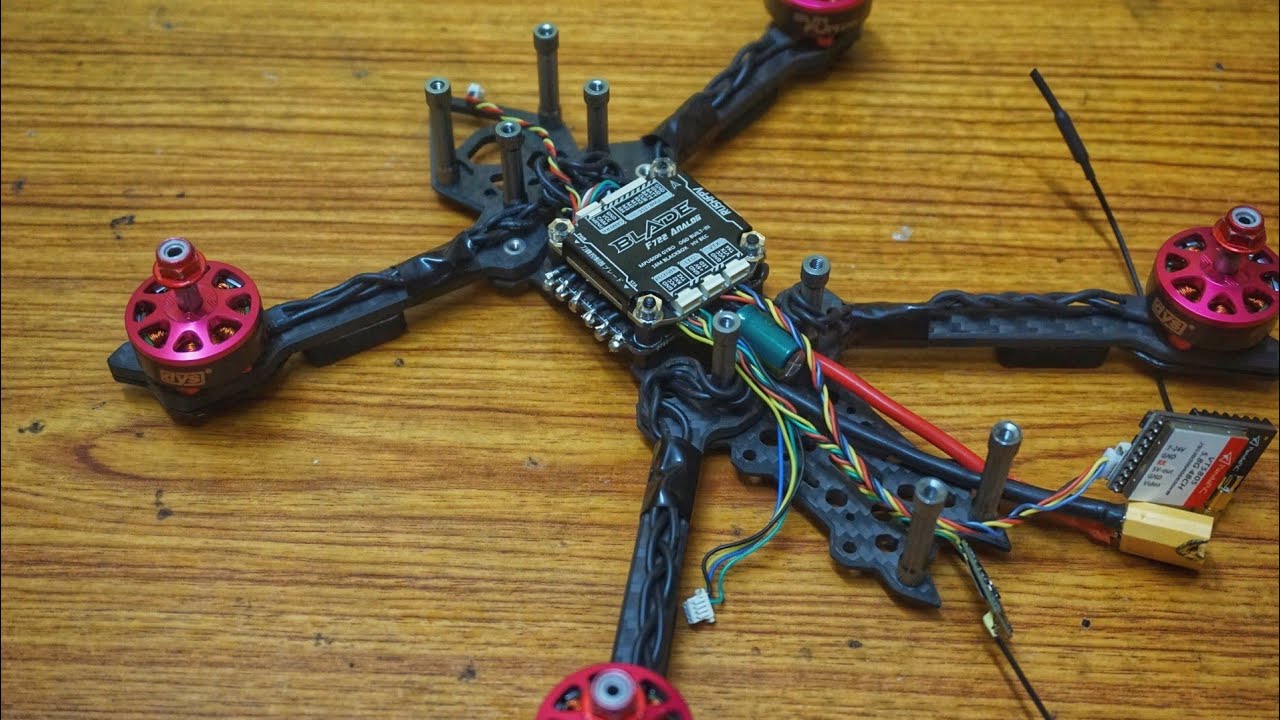 RUSH BLADE F7 FLIGHT CONTROLLER/5INCH FPV DRONE BUILD/betaflight - YouTube