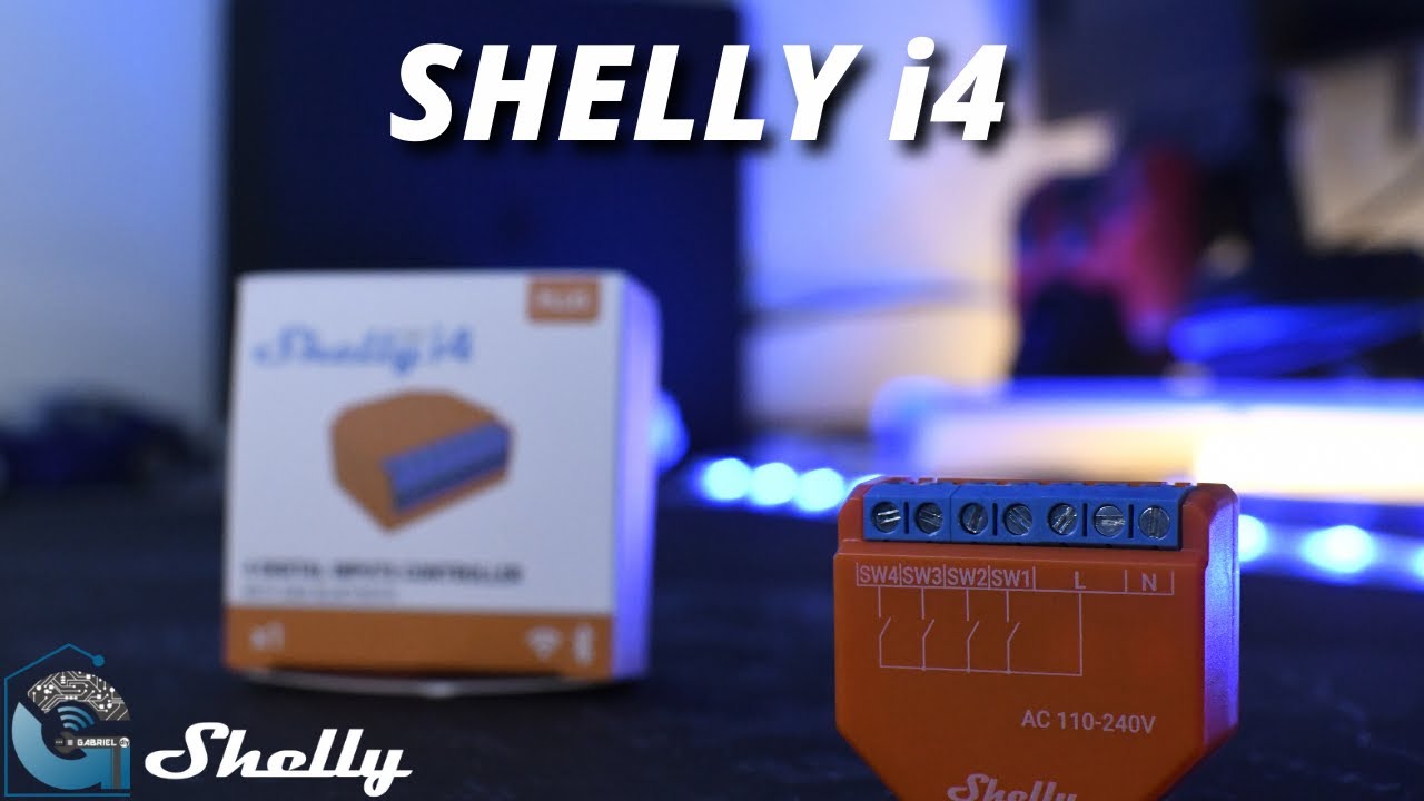 Shelly i4 - instalação e criação cenários SEM internet! Comandos DDD ...