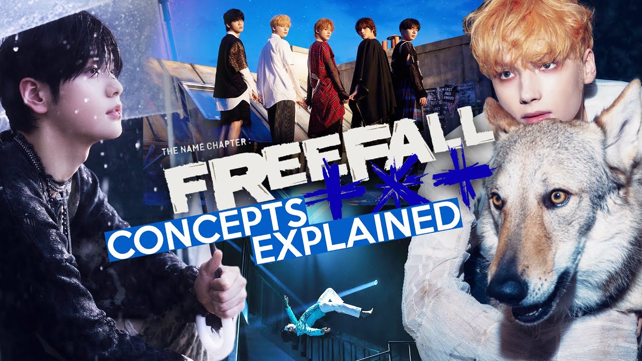 TXT FREEFALL Concept Explained | REALITY, MELANCHOLY, CLARITY, GRAVITY ...