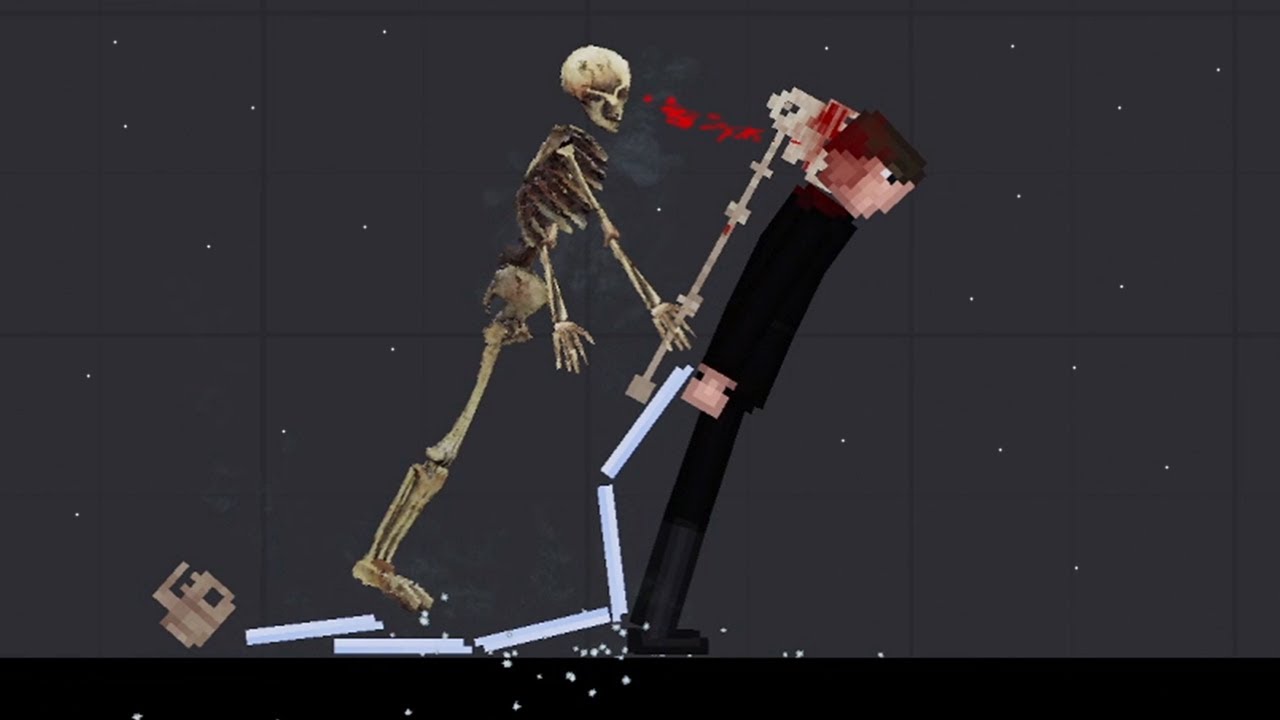 People Playground / Skeleton Melts People with his Special Sword - YouTube