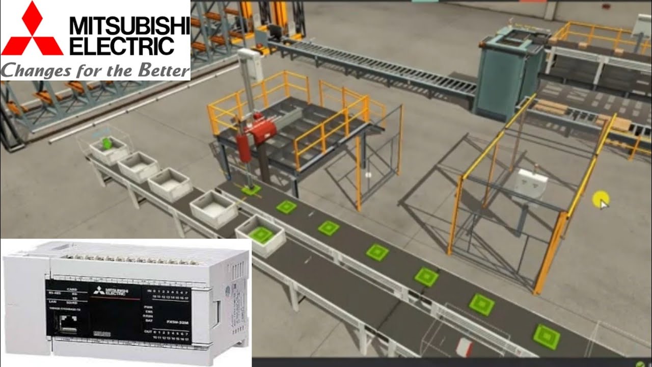 Mitsubishi PLC(GX Works3) Communication with Factory IO via MX OPC ...