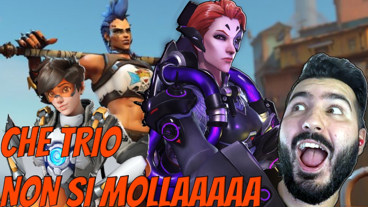 OVERWATCH 2 - CHE TRIO MAMMA MIA - COMPETITIVE? SI SPERA #ranked - YouTube