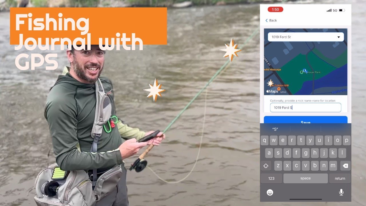 Fly Fishing Journal uses GPS and maps (and more)! - YouTube