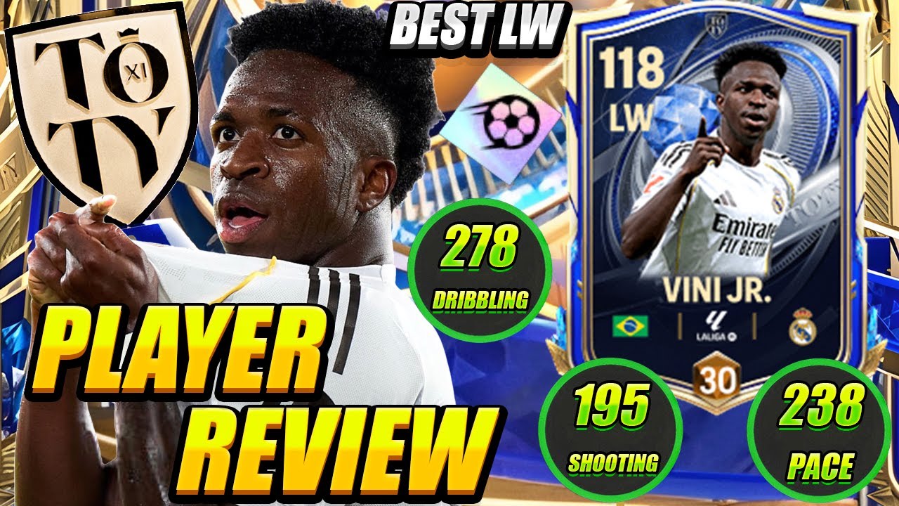 VINI JR IS ELECTRIC! ⚡🔥 113 Team Of The Year/TOTY Vinicius Jr Player ...
