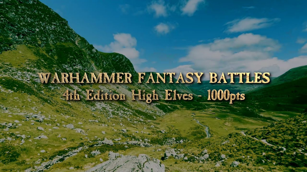 Painting 4th Edition High Elves - 17 Army showcase and Boxed Set - YouTube