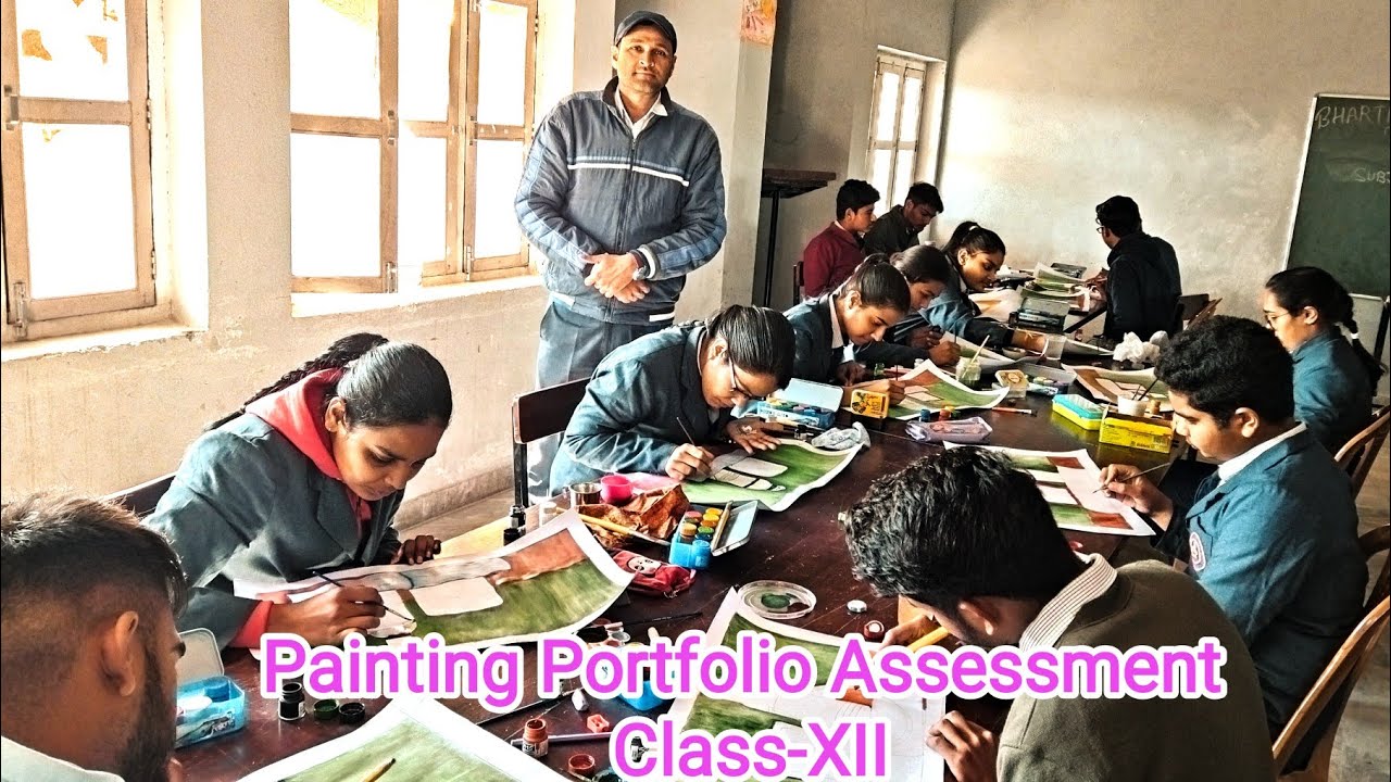 Fine Art (Painting) File for Class XII (CBSE BOARD) - YouTube
