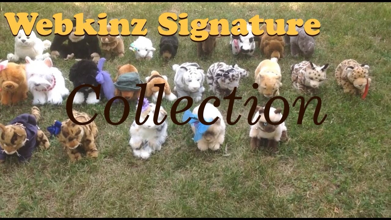 Webkinz Signature Collection 25 total (8/20/14) - YouTube