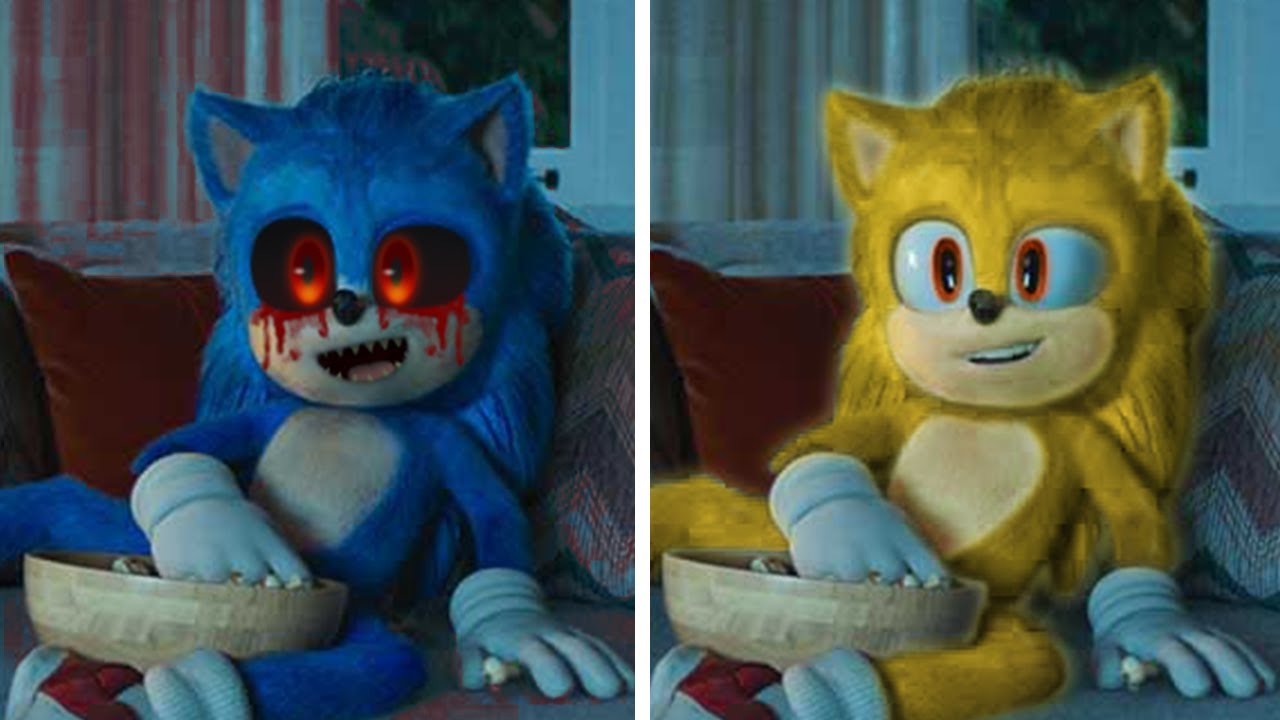 SONIC Movie 3 OLD Design VS NEW Design (SONIC EXE VS SUPER SONIC) - YouTube