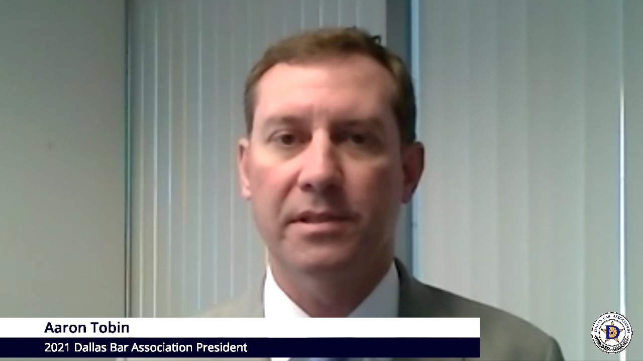 DBA President Aaron Tobin's Message, November 11, 2021 - YouTube