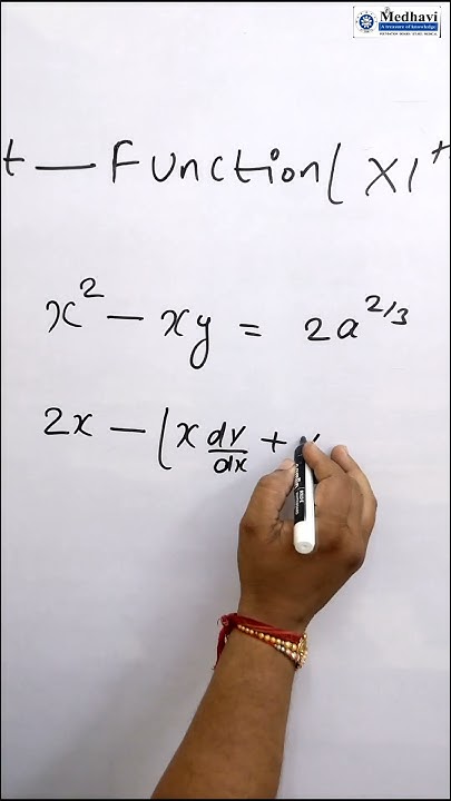 CBSE BOARD CLASS (12 MATH) Implicit function Shorts - YouTube
