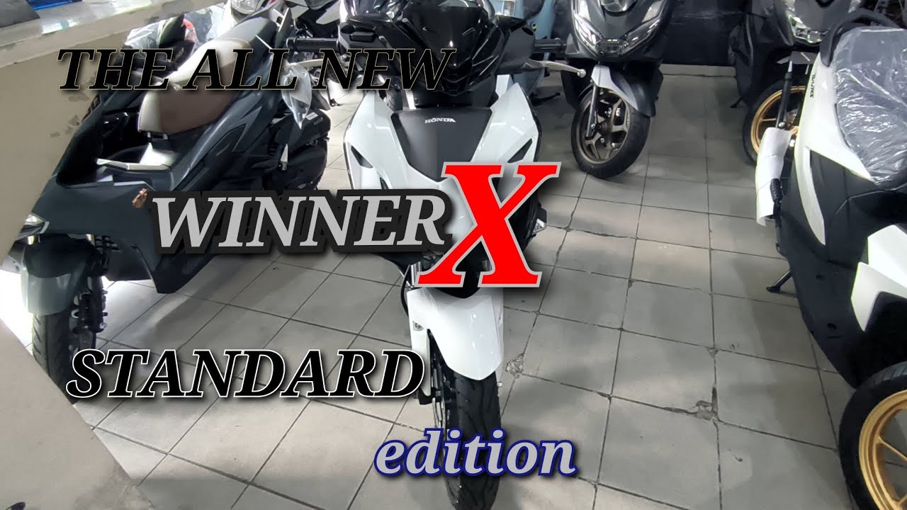 HONDA WINNER X 150 ( STANDARD ) edition non abs - YouTube
